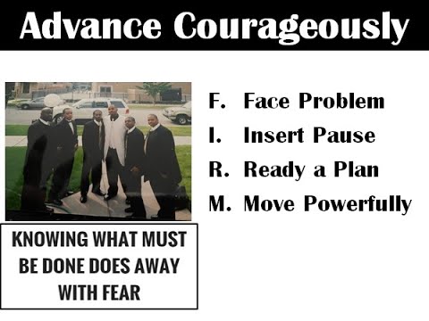 LIVE LESSON - Advance Courageously - YouTube