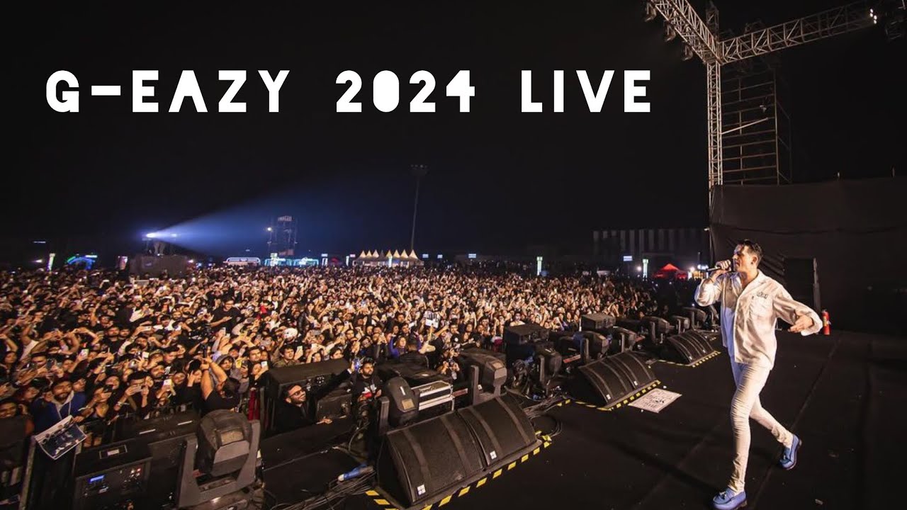 G-Eazy Live 2024 @ Sunburn Festival India || 4K 60fps Full set - YouTube