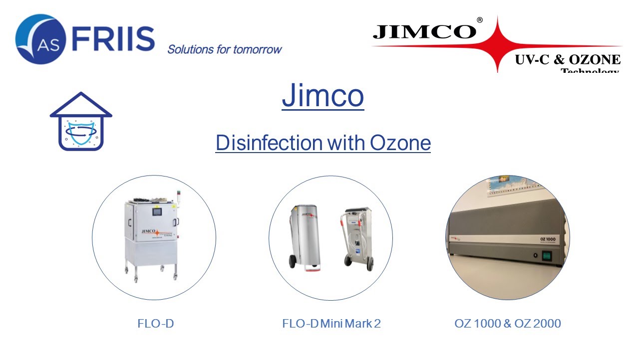 JIMCO Disinfection With Ozone AS FRIIS 20211207 - YouTube