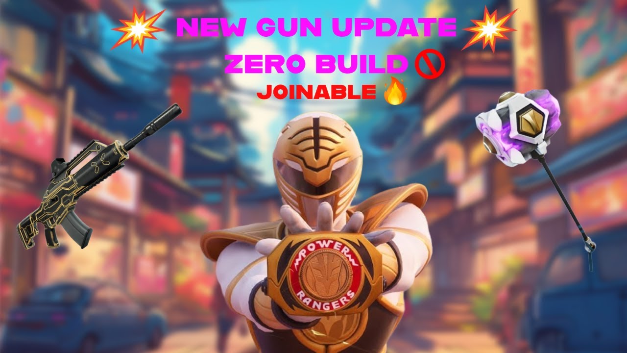 NEW GUN UPDATE! ZERO BUILD! JOINABLE GAMES! - YouTube