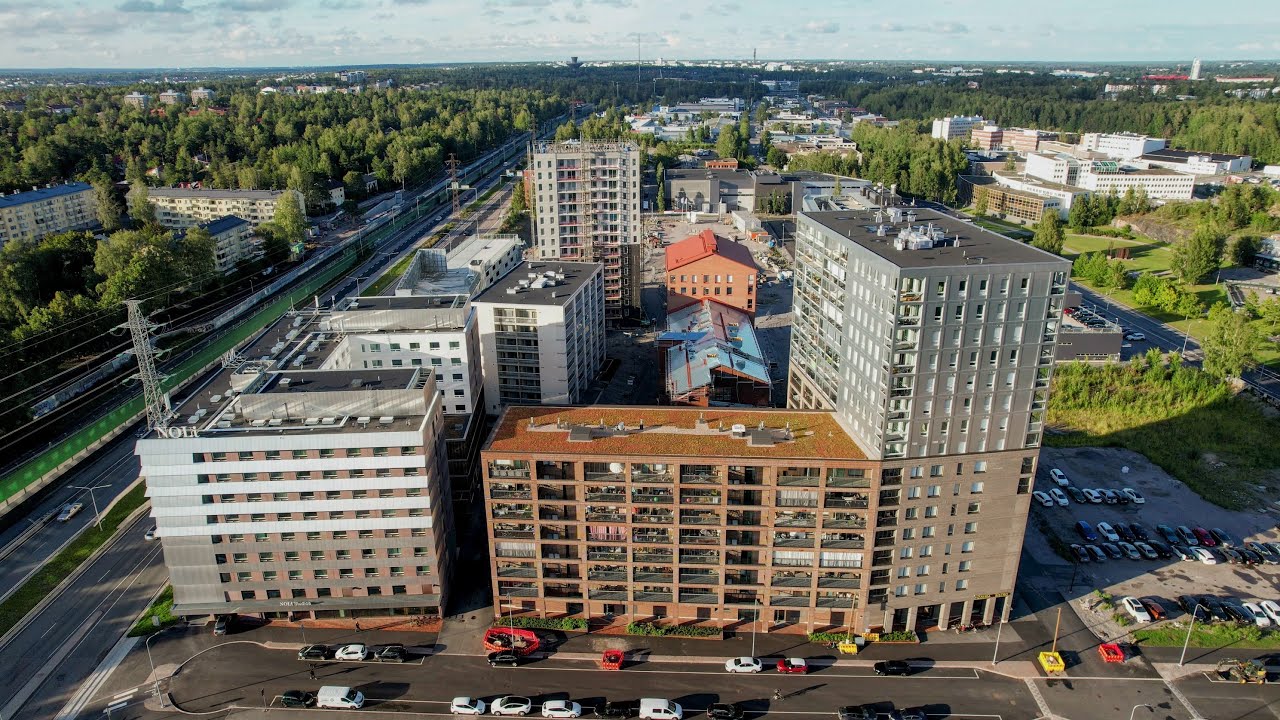 Helsinki Herttoniemi Hertsi, Läkkiseppä, Heka Towers and Hertsi ...