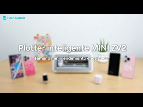 Conoce el MINI ZV2 Smart Plotter de rock space: compacto y eficiente para películas de tabletas ...