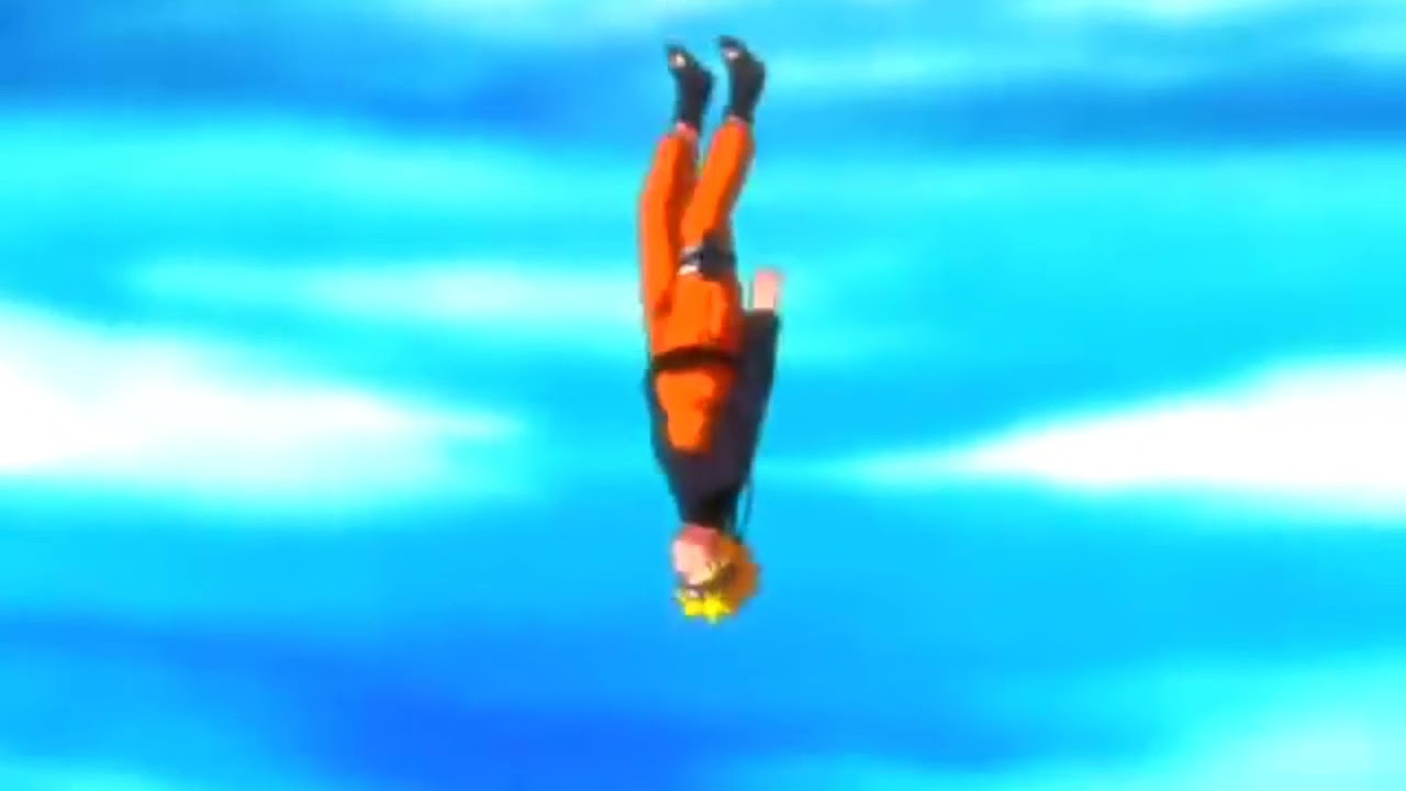 Naruto falling from the sky - YouTube