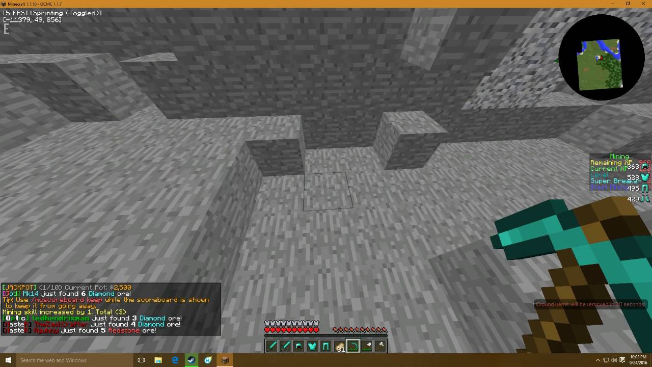 Opticraft ep. 1 - beginning mining and new computer! - YouTube