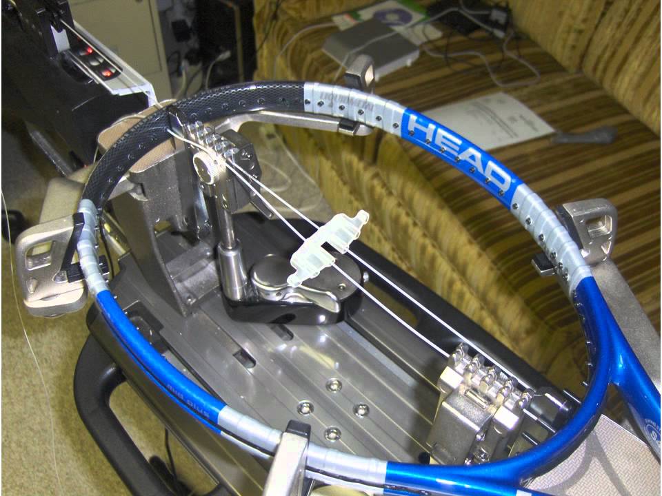 Tennis stringing - Head Liquidmetal 4 - YouTube