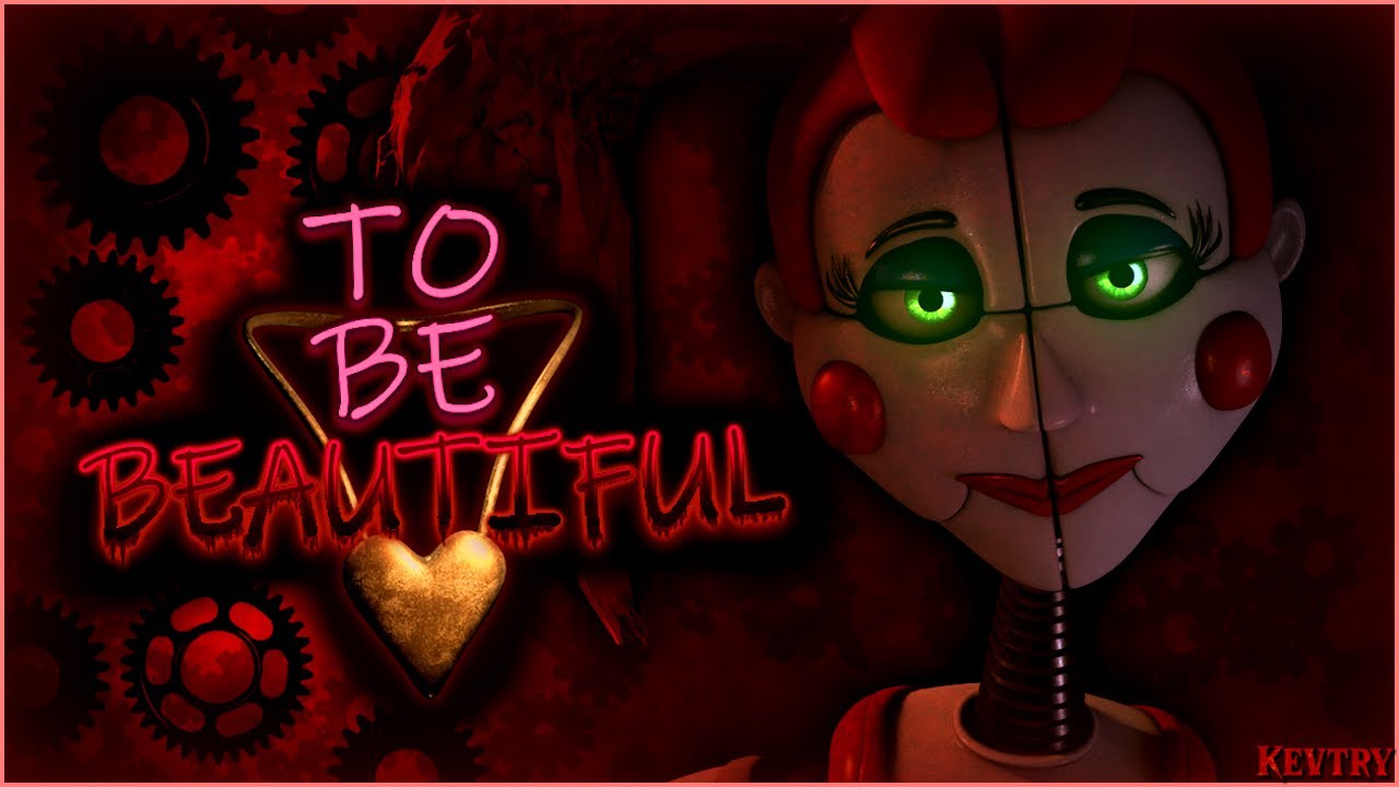 Kevtry (FNaF Song) - To Be Beautiful Lyric Video - YouTube