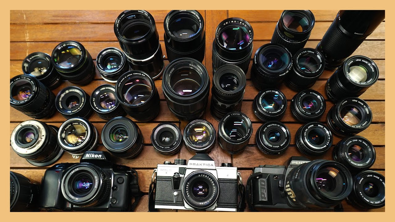 2000$ vintage lenses and camera collection - January 2023 update - YouTube
