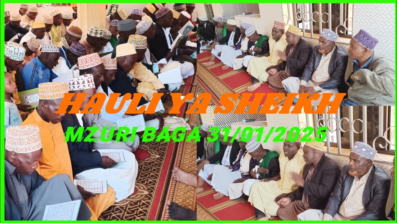 LIVE 🔴 HAULI YA SHEIKH MZURI MASJID SHADHULY BAGA 31/01/2025 - YouTube