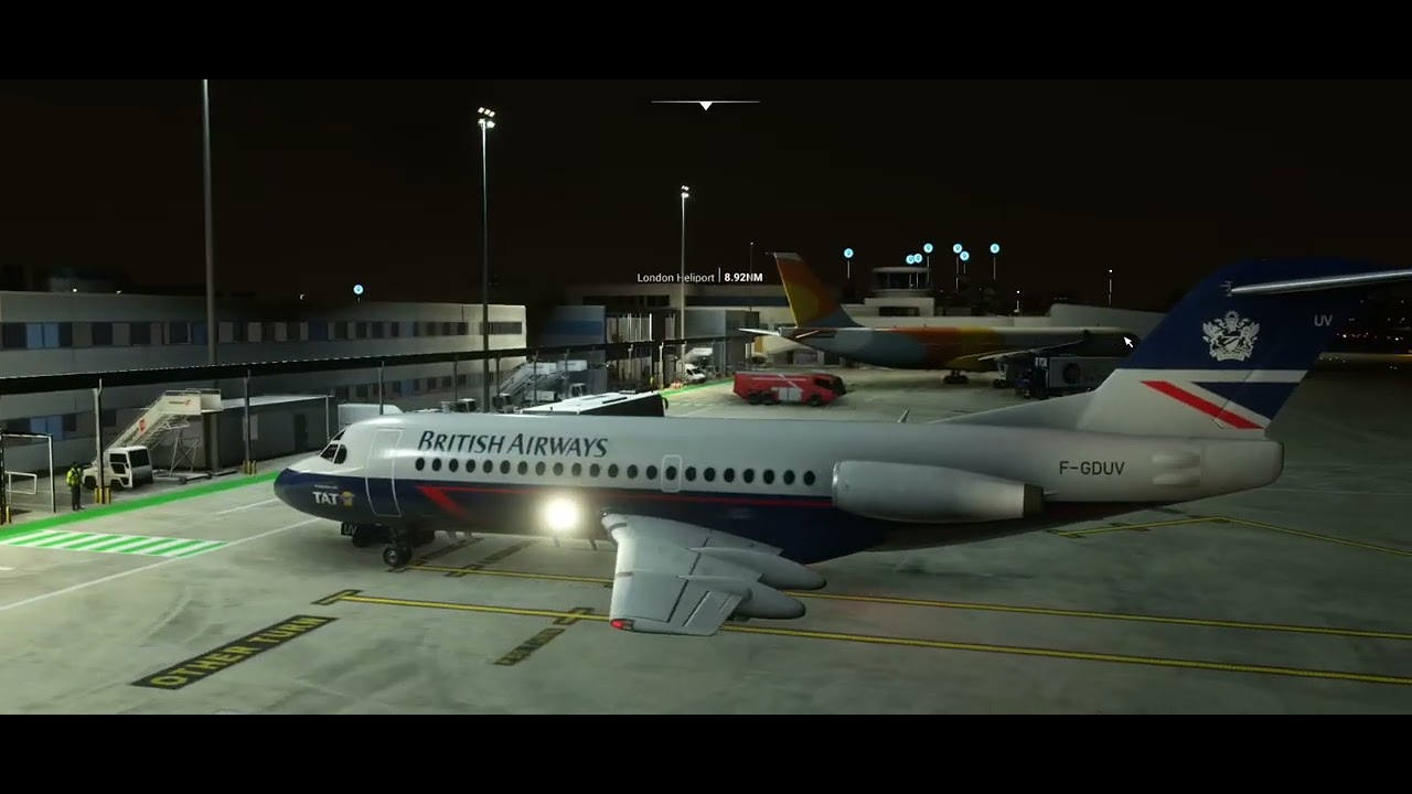 Flight Simulator 2020 Just Flight Fokker F28-2000 TAT BRITISCH AIRWAYS ...