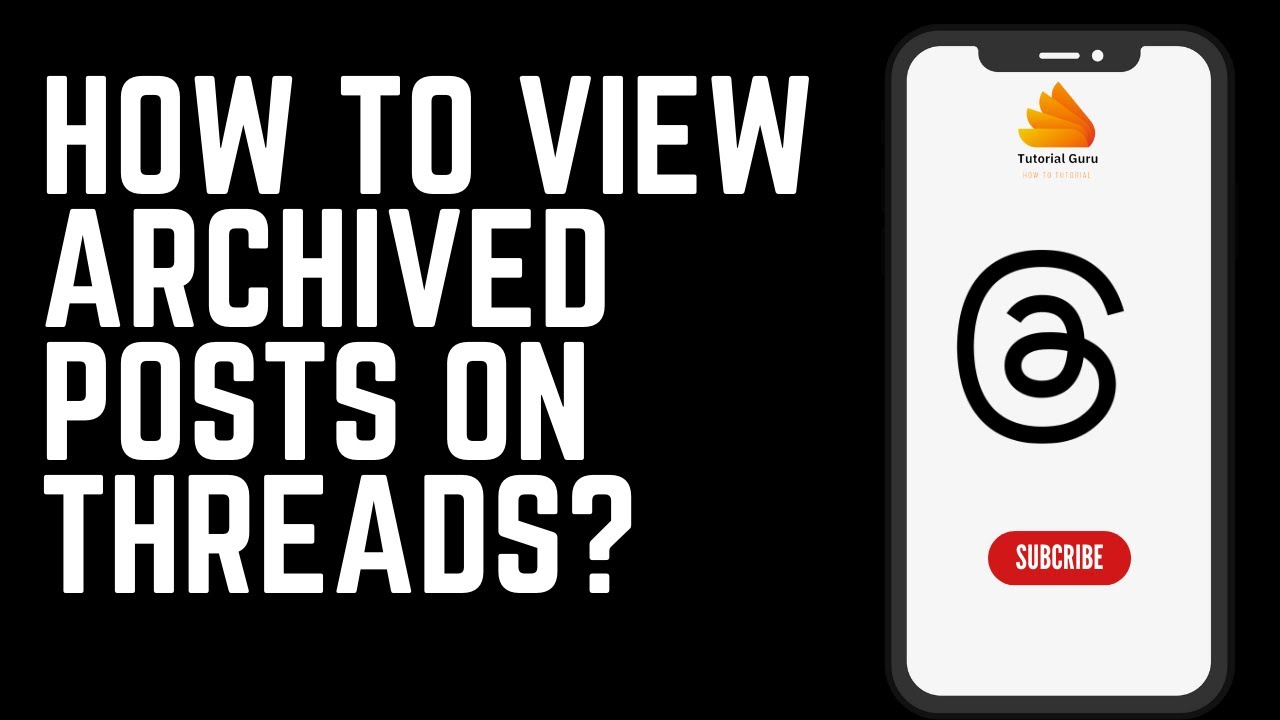 How to View Archived Posts on Threads? - YouTube