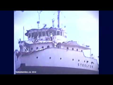 1974 Steamer Steelton Crashed Into Bridge 12 of Welland Canal - YouTube