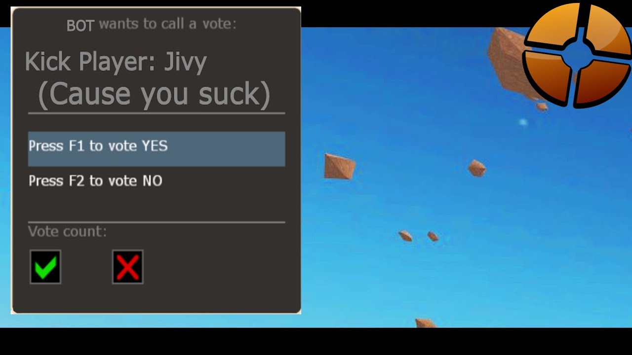 TF2 Bots will vote kick players before you can vote kick them - YouTube