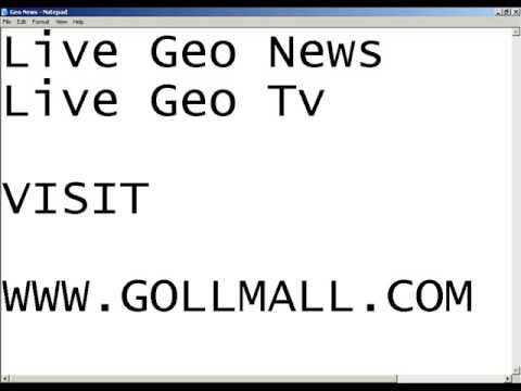 GEO TV Live , Online Geo.Tv, Watch GeoTV News - YouTube