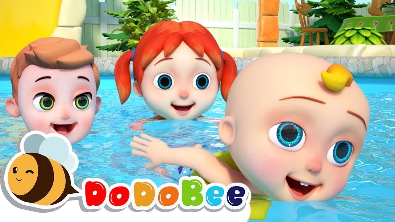 Swimming Song + DODOBEE Nursery Rhymes & Kids Songs - CARTOON,BABY SONG ...