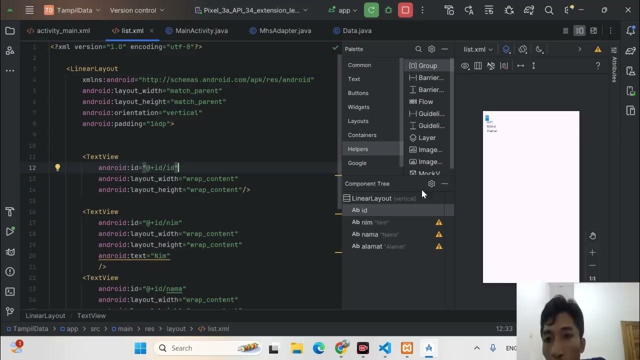 Penjelasan mengenai aplikasi CRUD berbasis Android (Tugas Final mata kuliah Mobile Programing ...