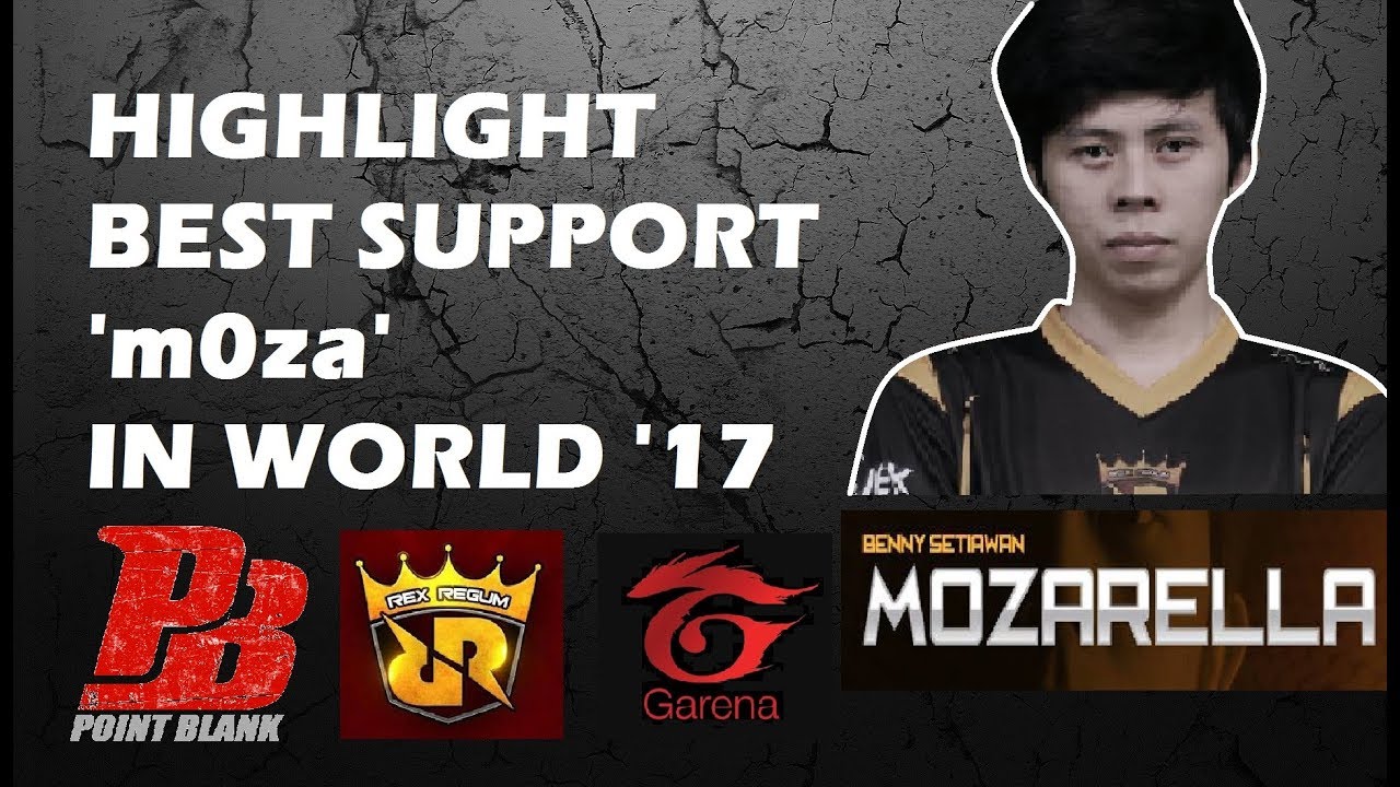 [HIGHLIGHT] BEST SUPPORT 'MOZA' RRQ EVR - PBIC 2017 - YouTube