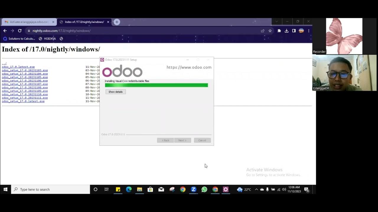 TUTORIAL INSTALL ODOO VERSI 17 SERVER ODOO ODOO (SOO) DAN SERVER ODOO LOCAL (SOL) - YouTube
