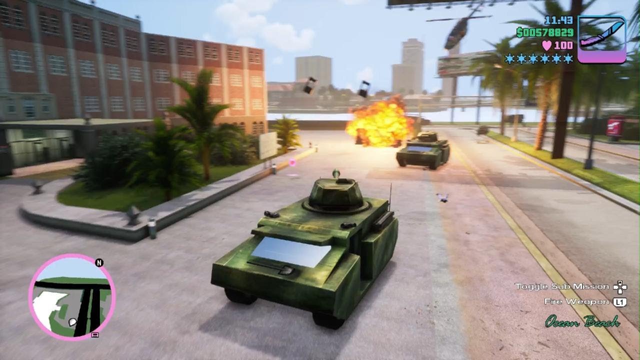 GTA: Vice City (Tank Rampage) - YouTube