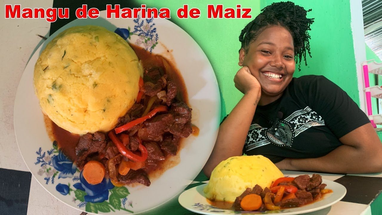 Como Hacer Mangu de Harina de Maiz " TE SORPRENDERA SU SABOR " - YouTube