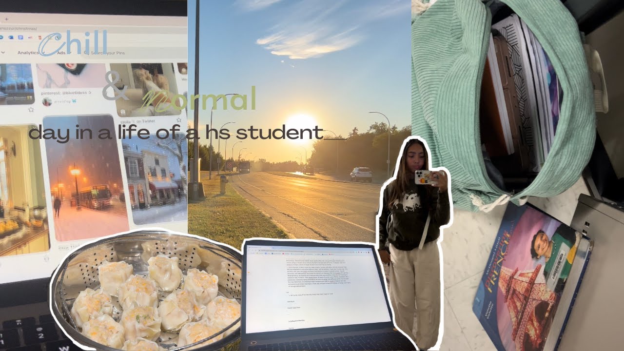 normal day in my life as a student (morning routine, schools work ...