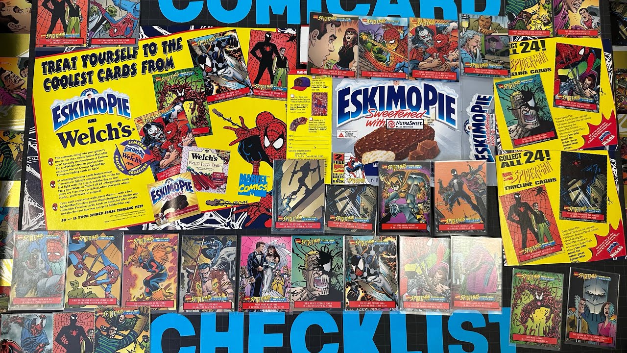 Marvel Promo Cards Ep. 1 : 1995 Marvel Comics Spider-Man Timeline ...