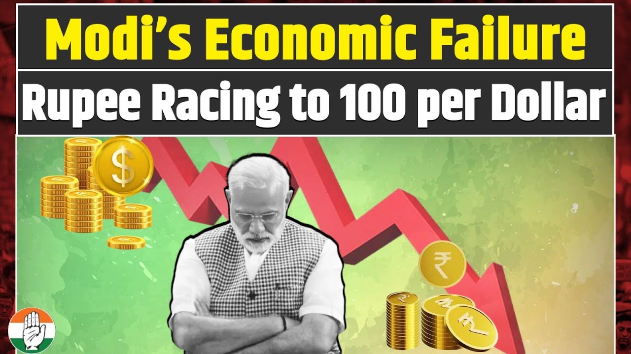 Modi’s Economic Failure: Rupee Racing to 100 per Dollar | PM Modi - YouTube