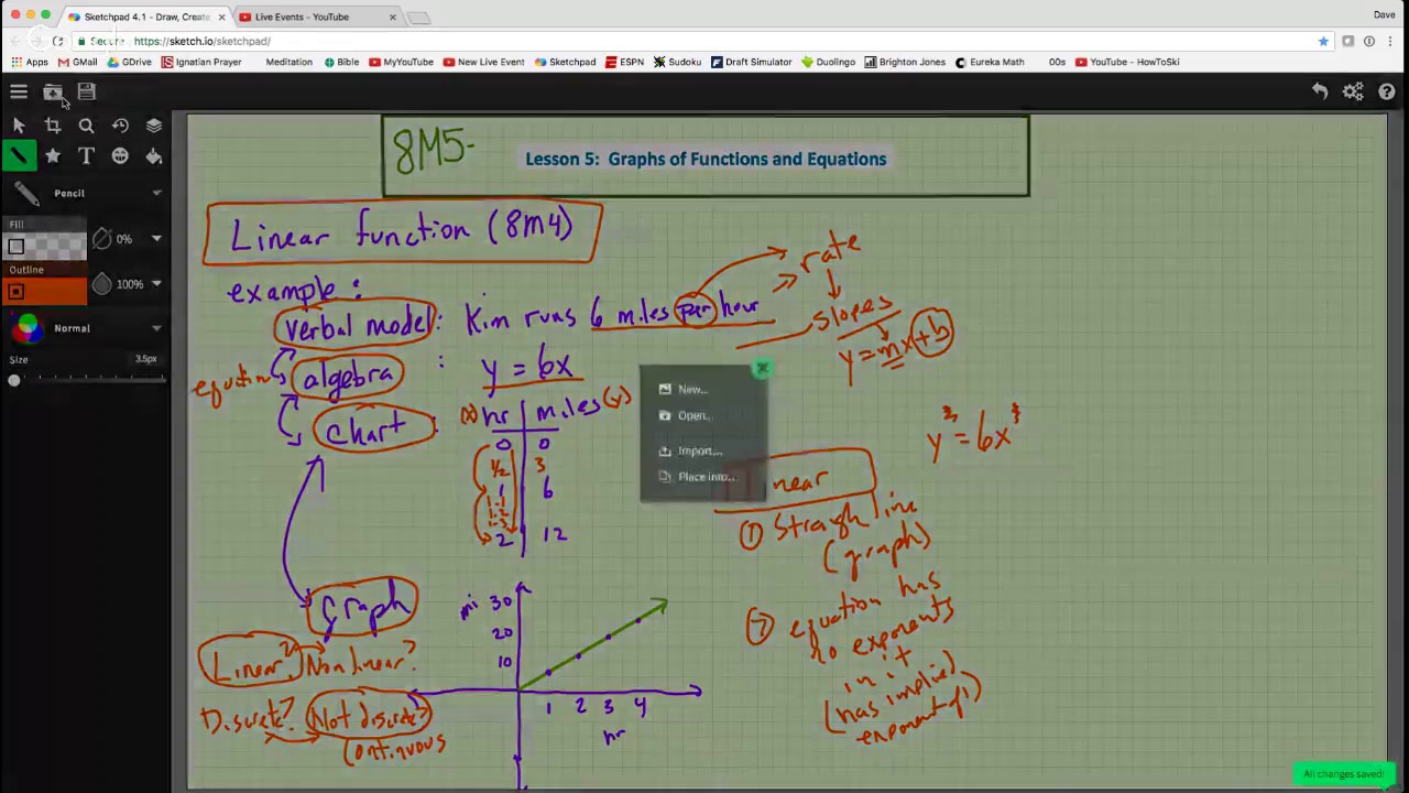 8M5 L5 - Graphs of Functions and Equations - YouTube