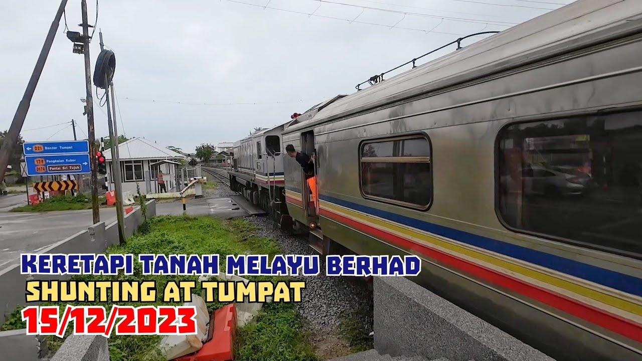 KTMB | Ekspres Rakyat Timuran Locomotive shunting at Tumpat | 15/12 ...