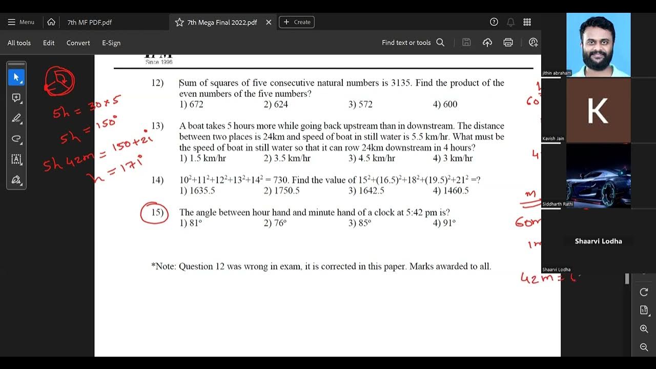 Class 2-part 2/IPM MEGA FINAL 7TH STD CLASSES - YouTube