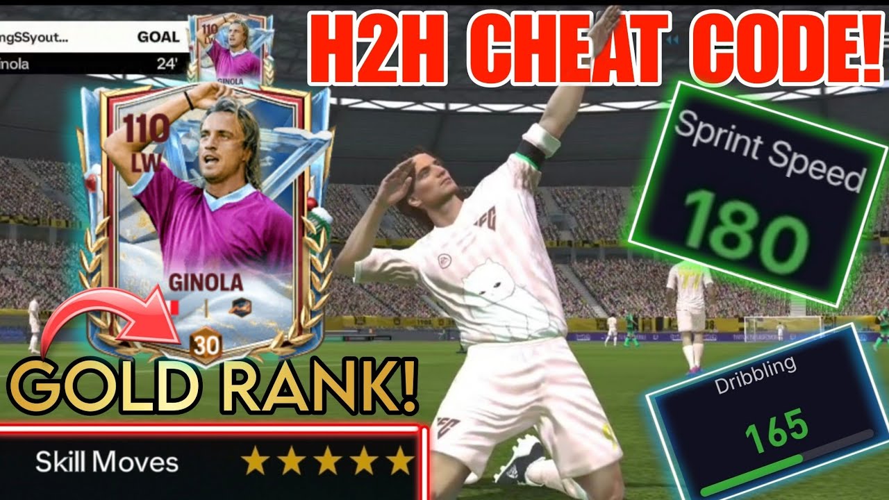 H2H CHEAT CODE Player in FC Mobile 25 | 105 ovr David Ginola | Winter ...