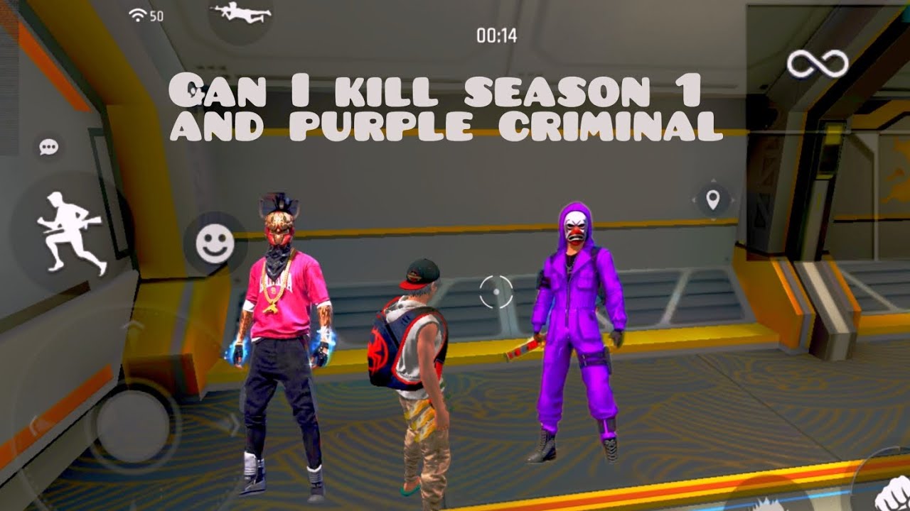 can i kill season 1 and purple criminal br rank new season # freefire ...