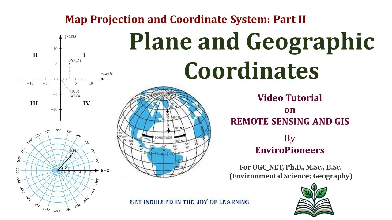 RSGIS L14: Plane and Geographic Coordinates: Map Projection and ...