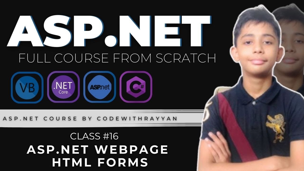 ASP.NET HTML FORMS | ASP.NET Tutorial - Class #16 | Hindi - YouTube