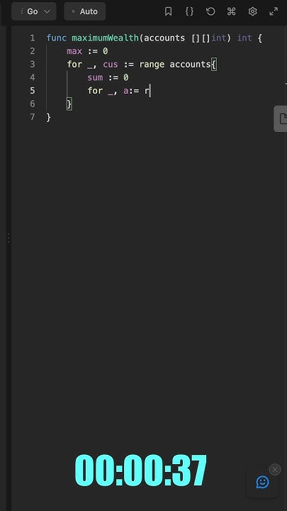Richest Customer Wealth LeetCode SpeedRun - YouTube