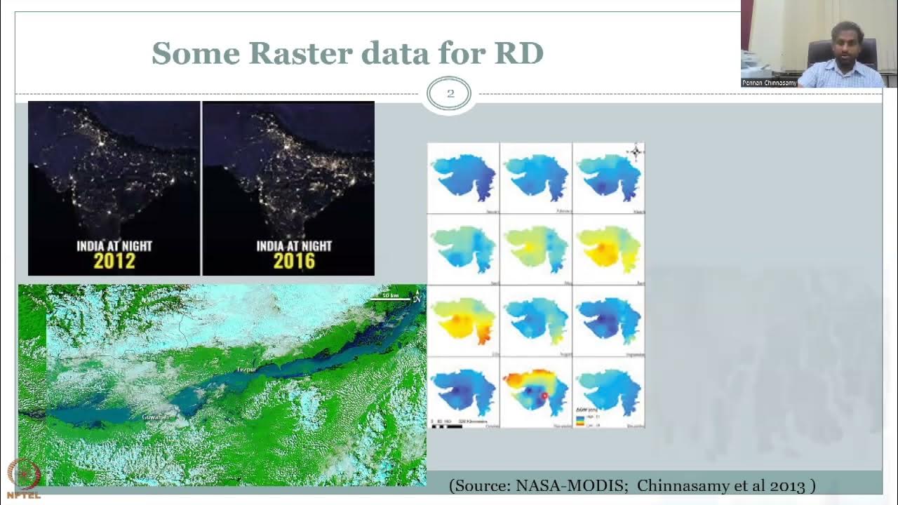 Week 5 : Lecture 22 : Raster data type formats and uses - YouTube