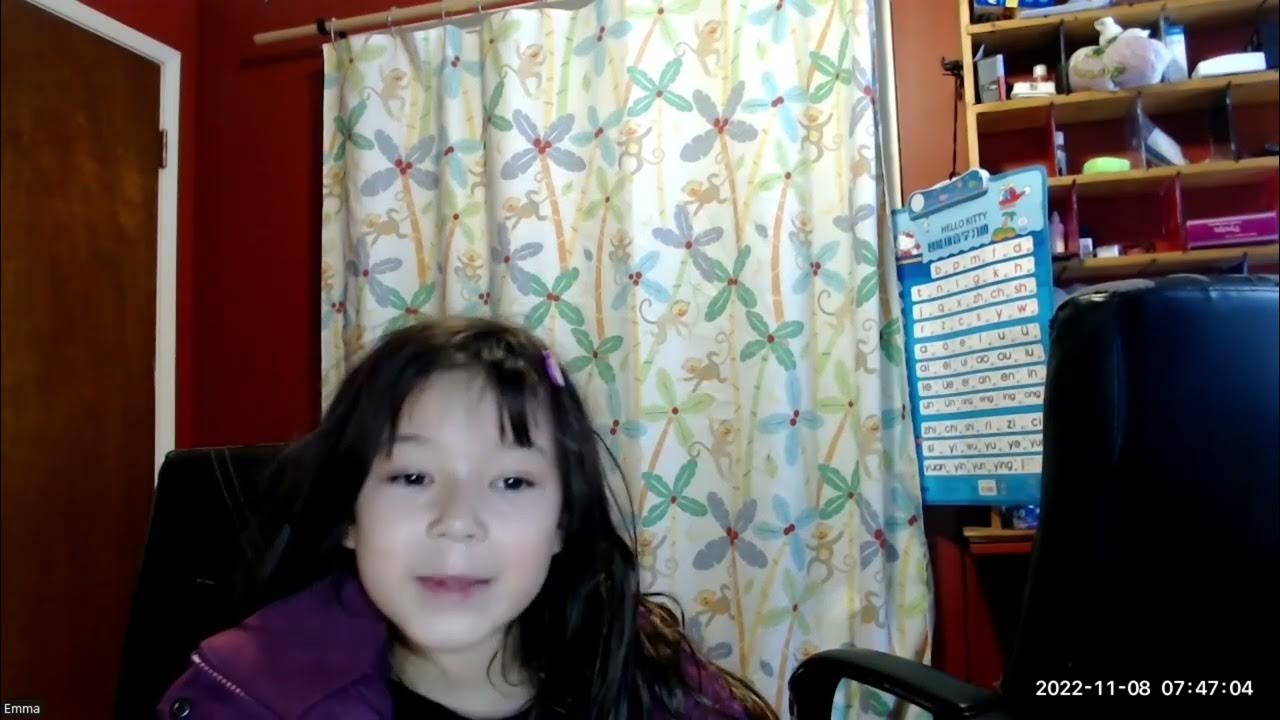 2022/11/08 Emma Grade 2 French Study - YouTube