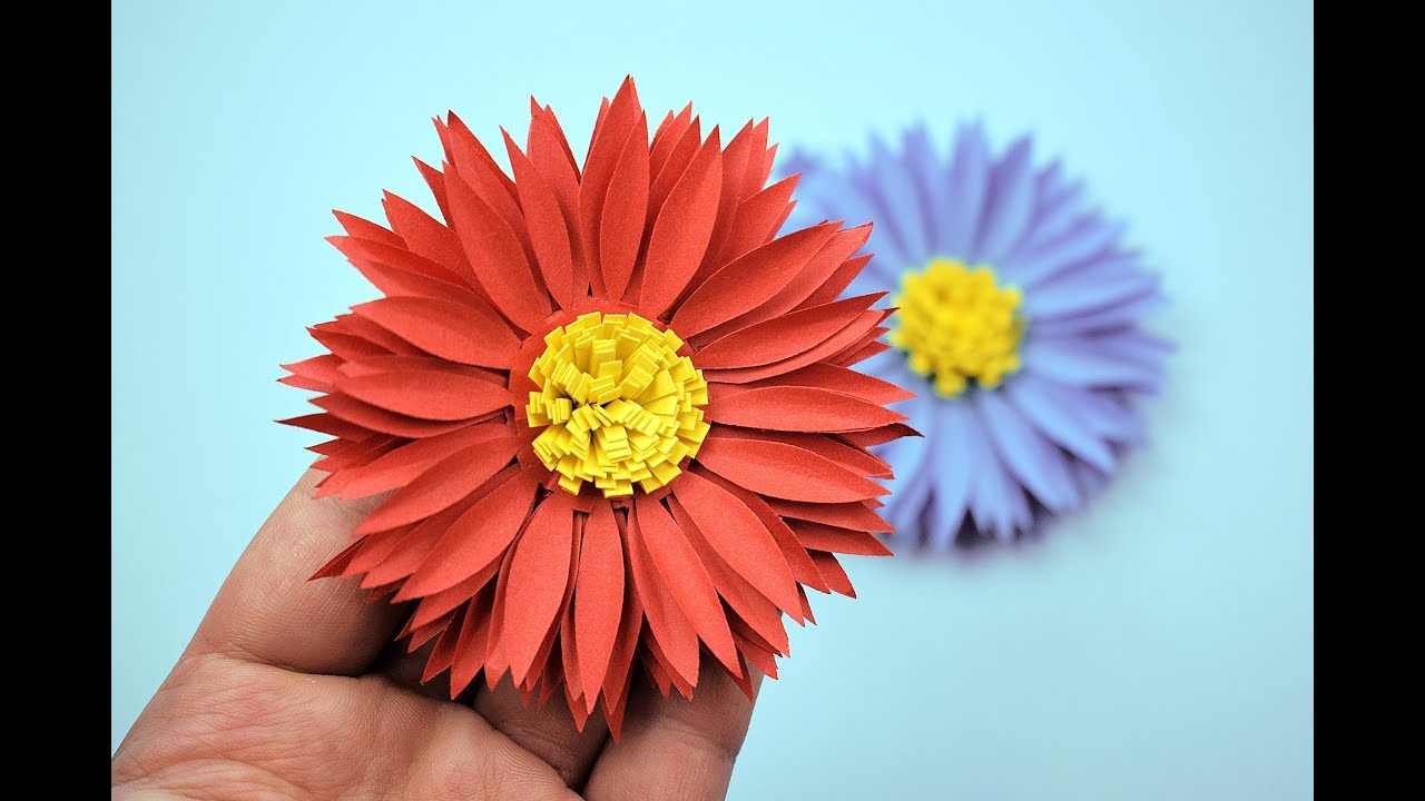 How To Make A PAPER 3D FLOWER Easy Origami YouTube How To Make A PAPER 3D FLOWER Easy Origami YouTube