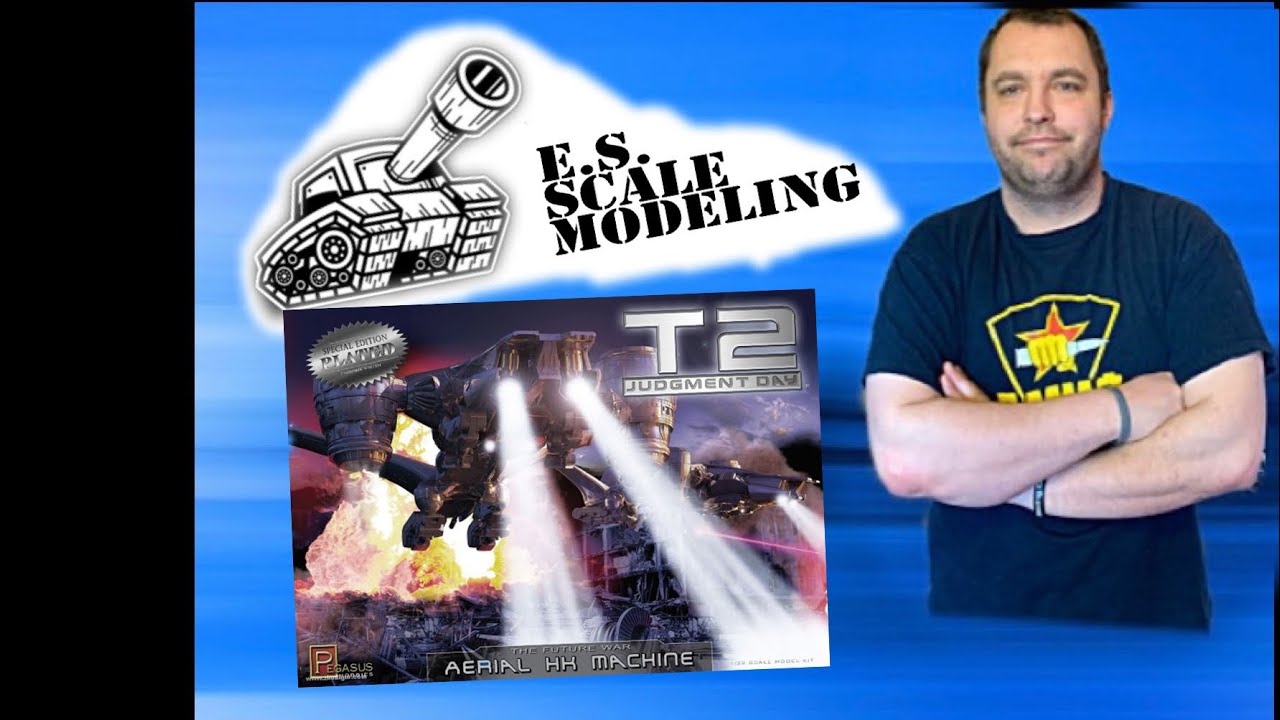 Pegasus Models Aerial Hunter Killer Terminator 2 Unboxing - YouTube