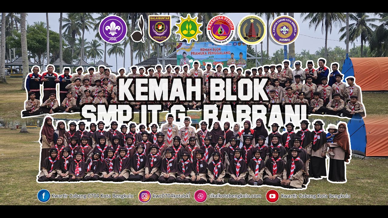 Kemah Blok SMP IT G Rabbani - YouTube