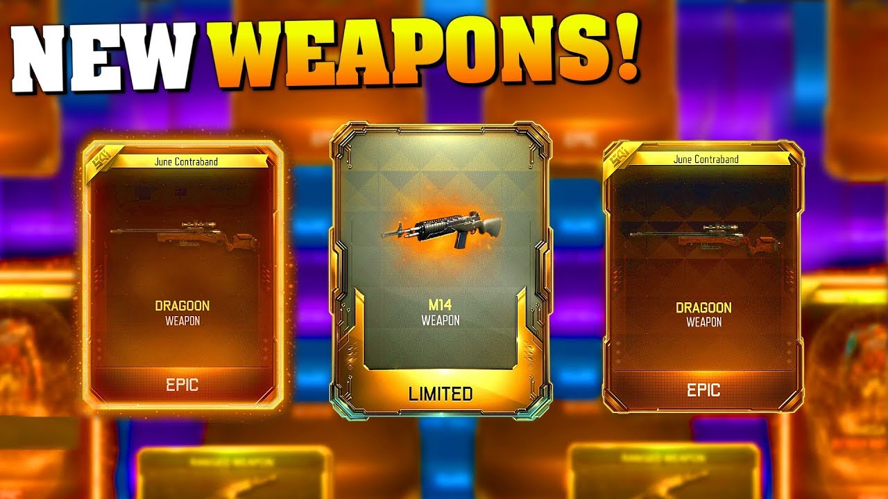 I GOT THE DRAGOON… TWICE! AND THE M14! (Black Ops 3 Supply Drop Opening ...