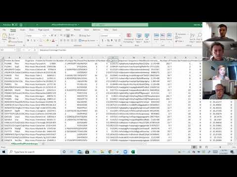 Understanding MetaMorpheus Output - AllQuantifiedProteinGroups.psmtsv