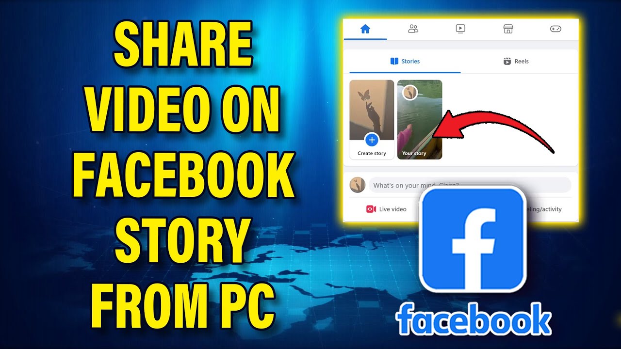 How To Share Video On Facebook Story From PC Add Video Story On how-to-share-video-on-facebook-story-from-pc-add-video-story-on