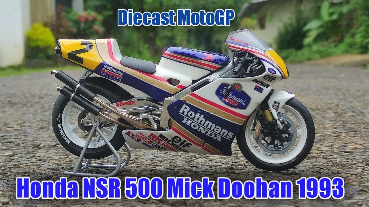 Diecast MotoGP Honda NSR 500 Mick Doohan 1993 - YouTube