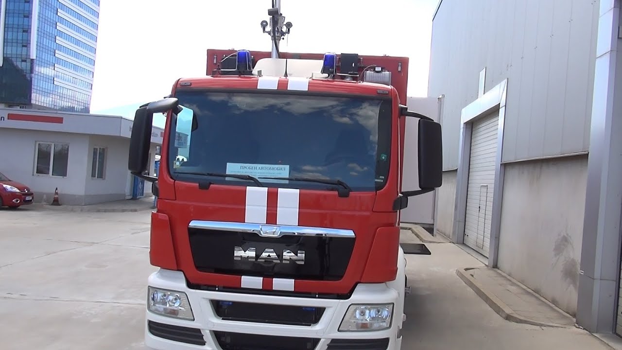 MAN TGS 26.320 Fire Truck Exterior and Interior in 3D 4K UHD - YouTube