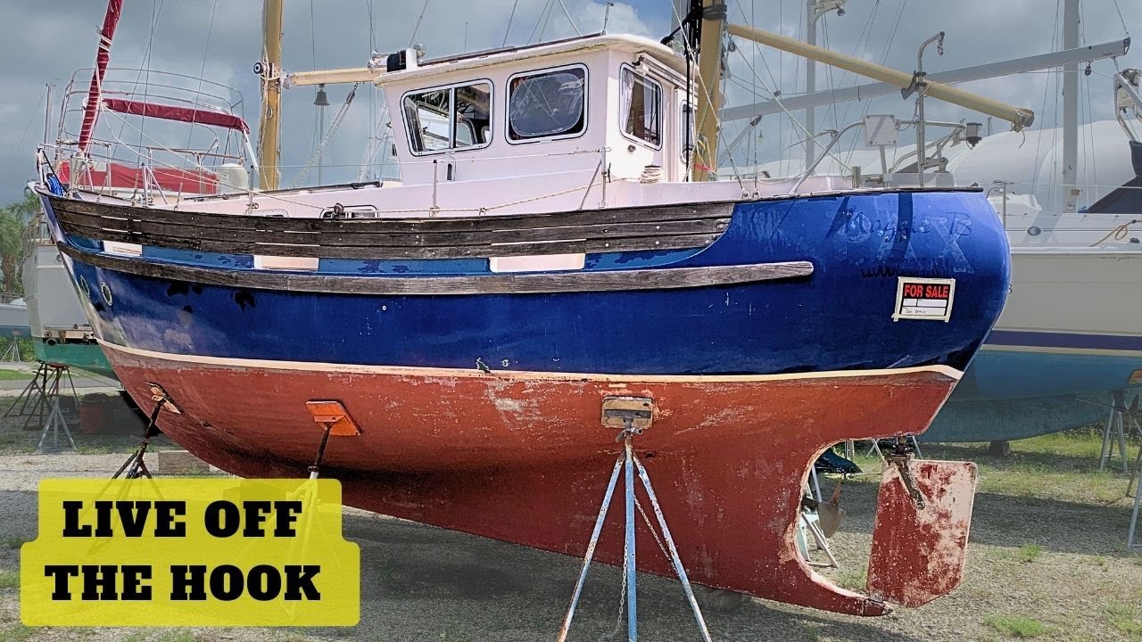 SAIL OFF GRID? Dirt Cheap Live Aboard Boat! - YouTube