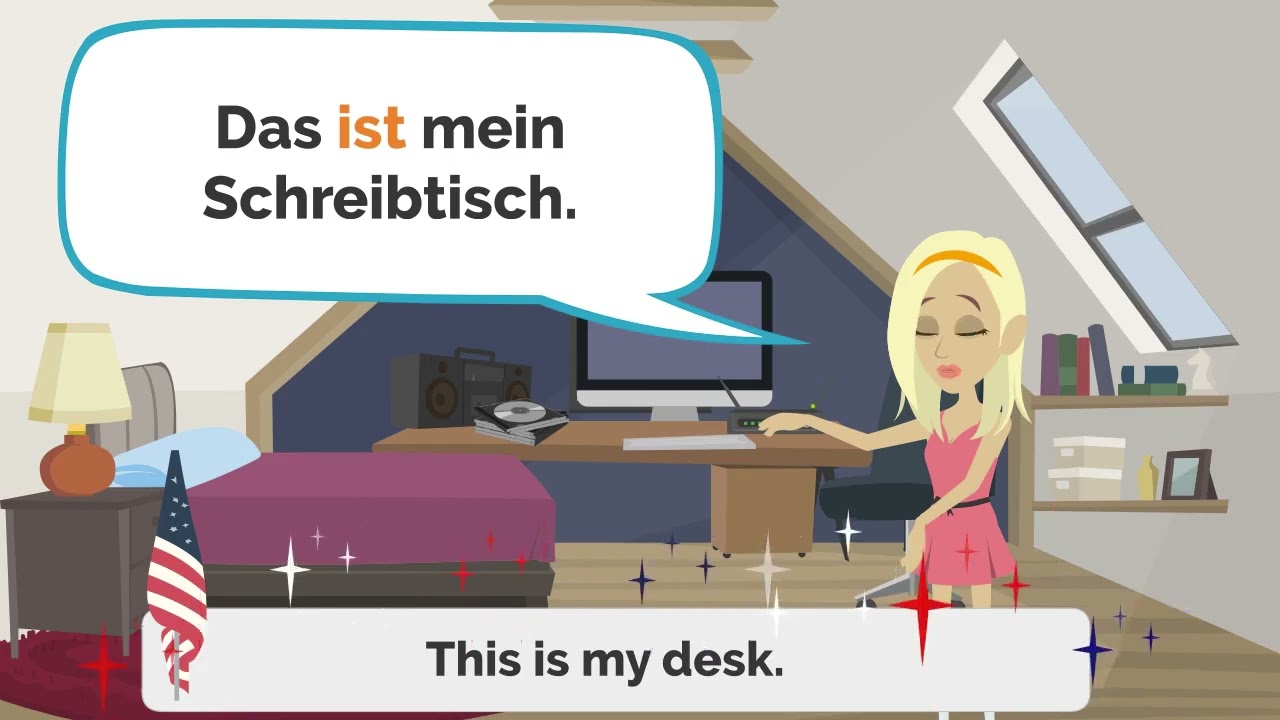 Deutsch Lernen / Learn German online with dialogues /Bei uns zu Hause ...