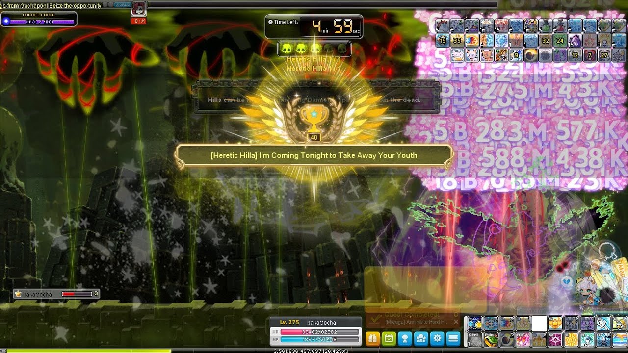 Heretic Hilla Liberation! | MapleSEA Cass | Soul Master / Dawn Warrior ...
