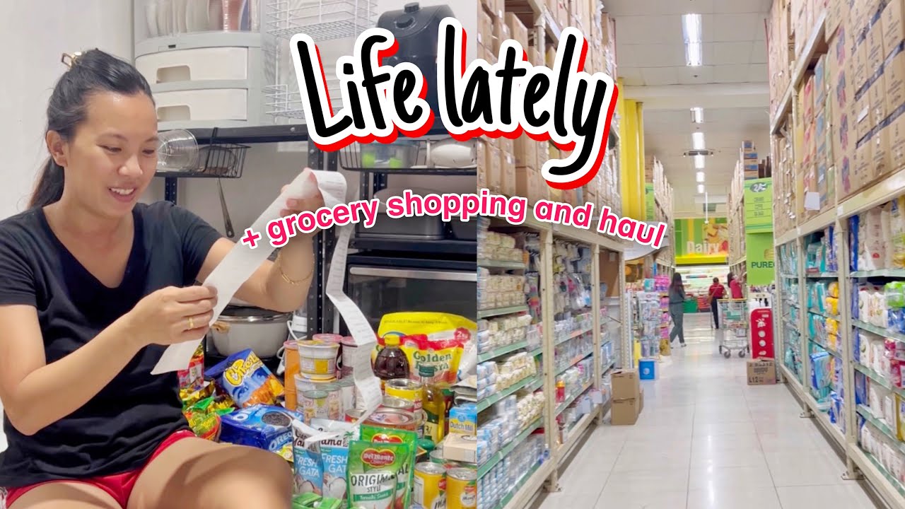 GROCERY VLOG PH | Grocery shopping and haul, monthly - YouTube