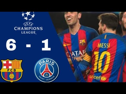 Barcelona 6-1 PSG \\ Erzurumlu Spiker🤩