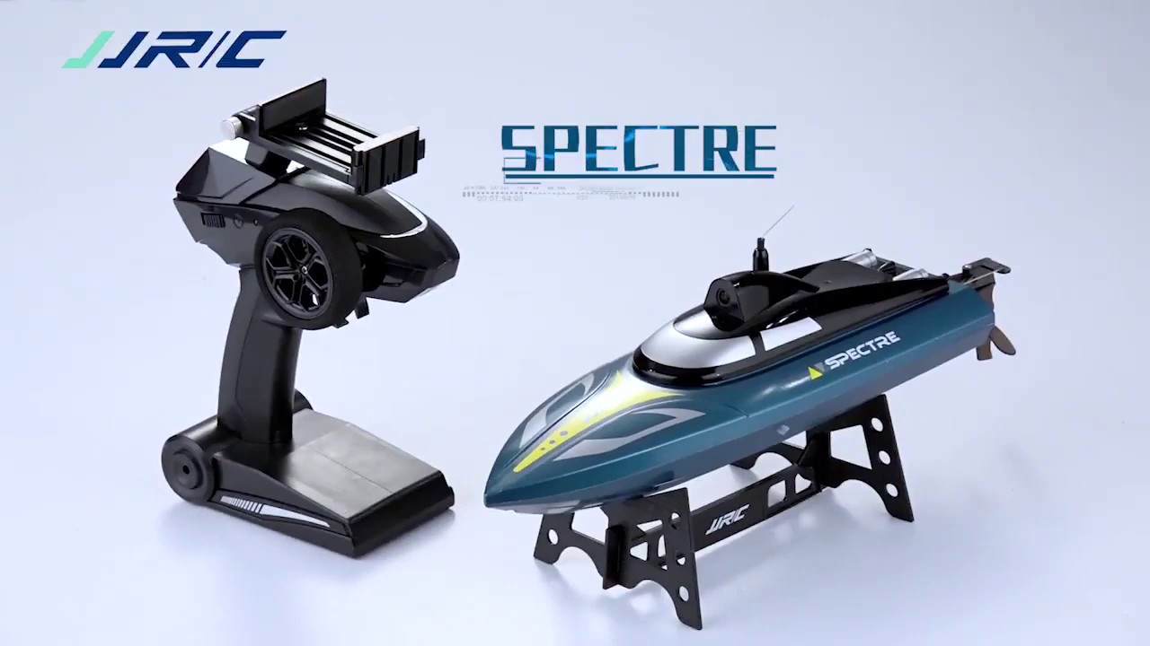 RC RACING WATERPROOF BOAT WITH 720P HD CAMERA 15+MPH HIGH-SPEED - YouTube